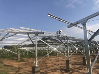 Personalizado APS Pila Solar FV Estructura De Montaje En Tierra